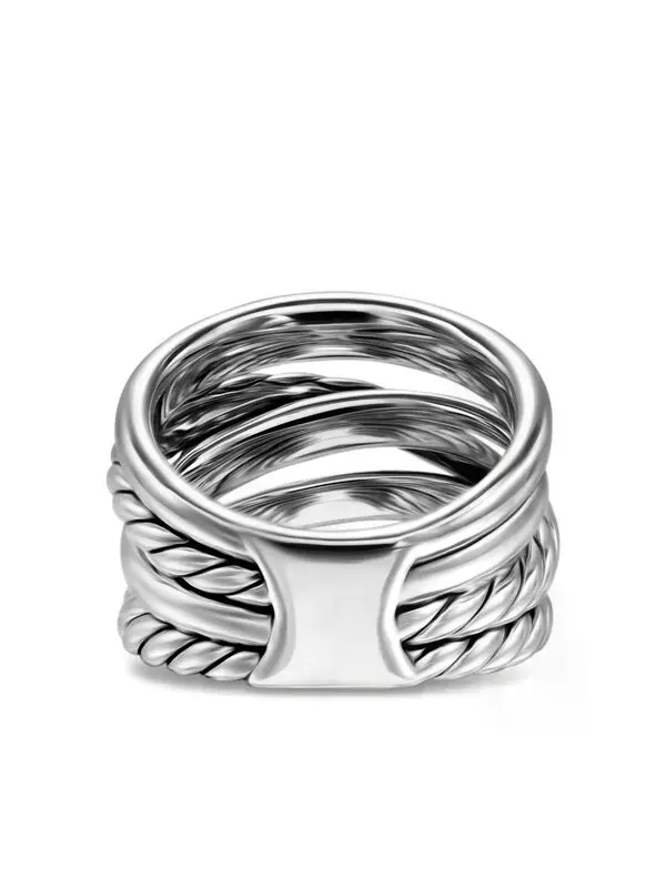 David Yurman Sterling Five Row Cable Ring