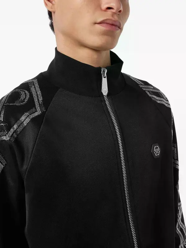 Philipp Plein Chain-embellished Track Jacket