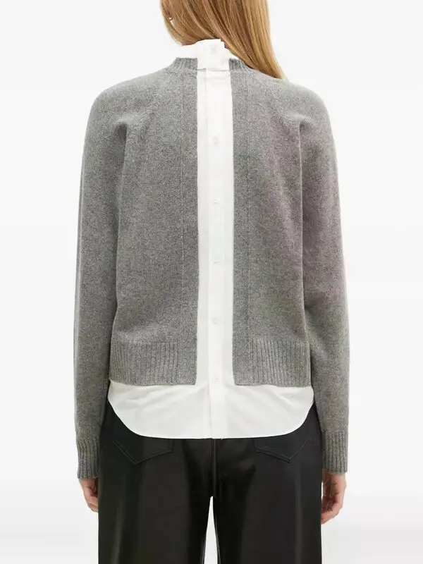 Undercover Raglan Sleeve Button Detail Jumper