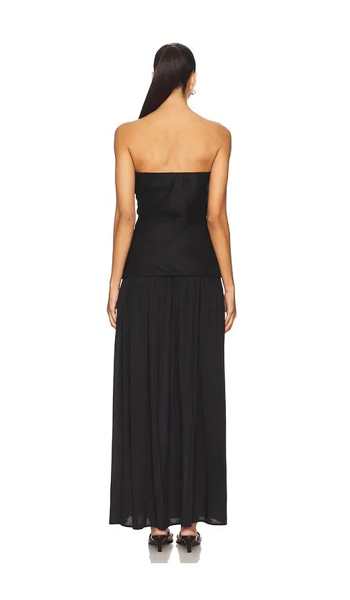 Faithfull The Brand Hedy Maxi Dress - Black