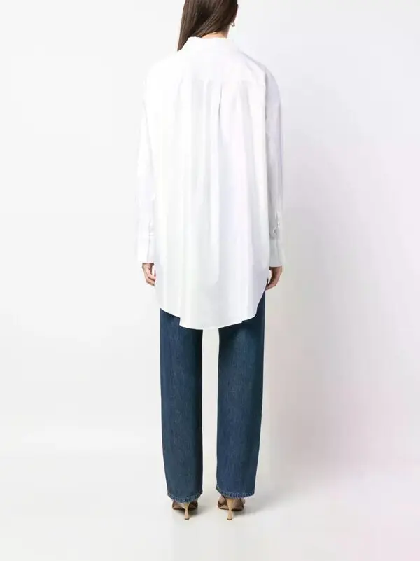 OMBRA MILANO Oversized Cotton Blend Shirt