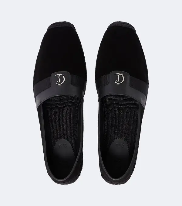 CHRISTIAN LOUBOUTIN Alfarica Suede Espadrilles - Black