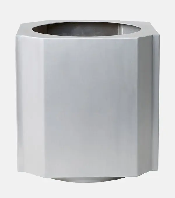 LOUISE ROE Funki Large Plant Pot - Silver