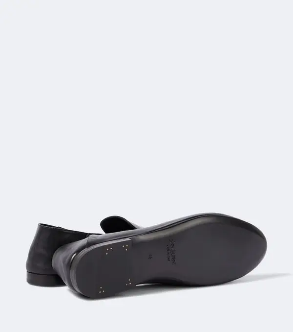 Saint Laurent Leather Loafers