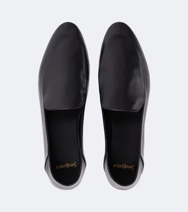Saint Laurent Leather Loafers
