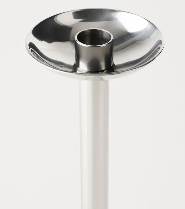 LOUISE ROE Champagne Low Stainless Steel Candle Holder