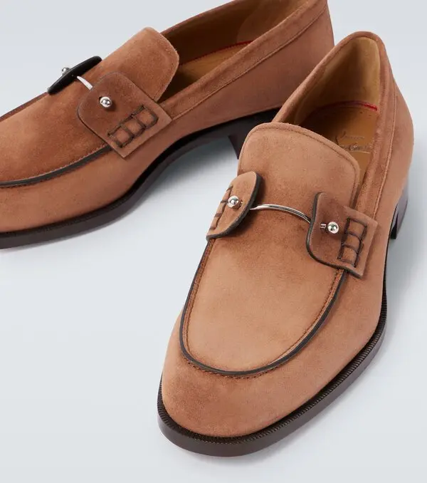 CHRISTIAN LOUBOUTIN Chambelimoc Leather Loafers