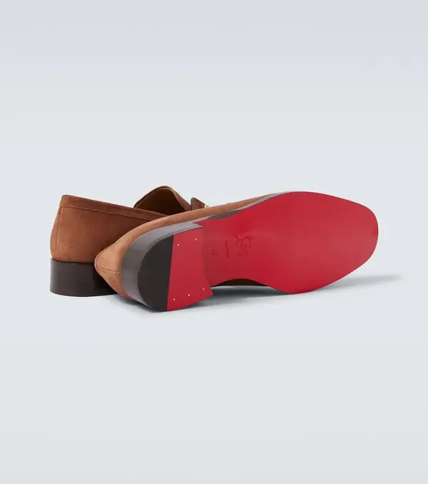 CHRISTIAN LOUBOUTIN Chambelimoc Leather Loafers
