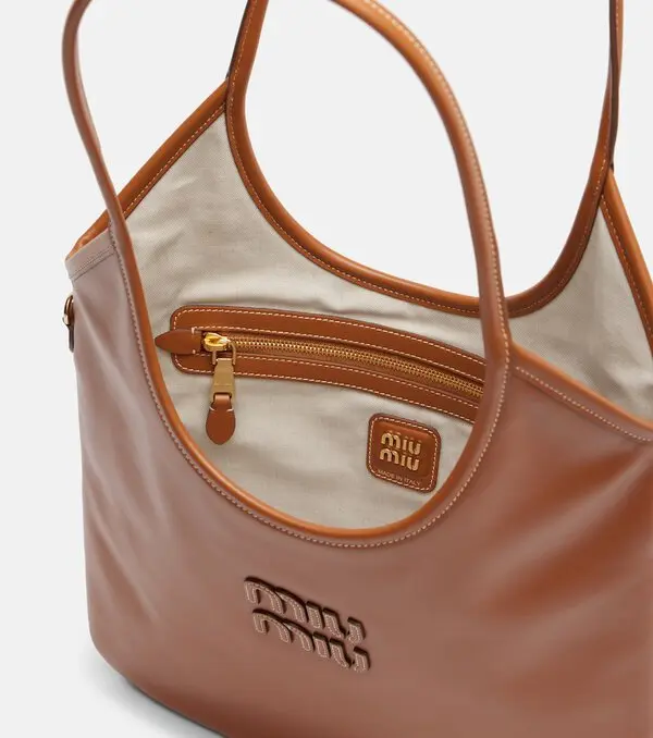 Miu Miu Ivy Shopper Bag - Brown