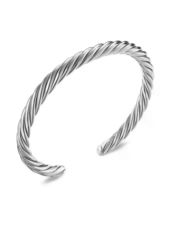David Yurman Sterling Cable Cuff Bracelet