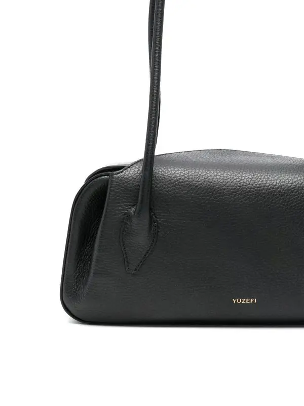 Yuzefi Oyster Shoulder Bag - Black
