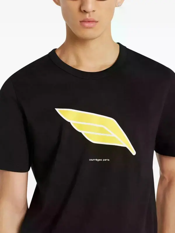 COURREGES Wing-print T-shirt