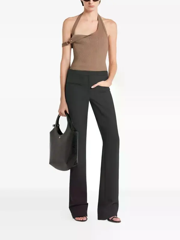 COURREGES Asymmetric Strap Sleeveless Top