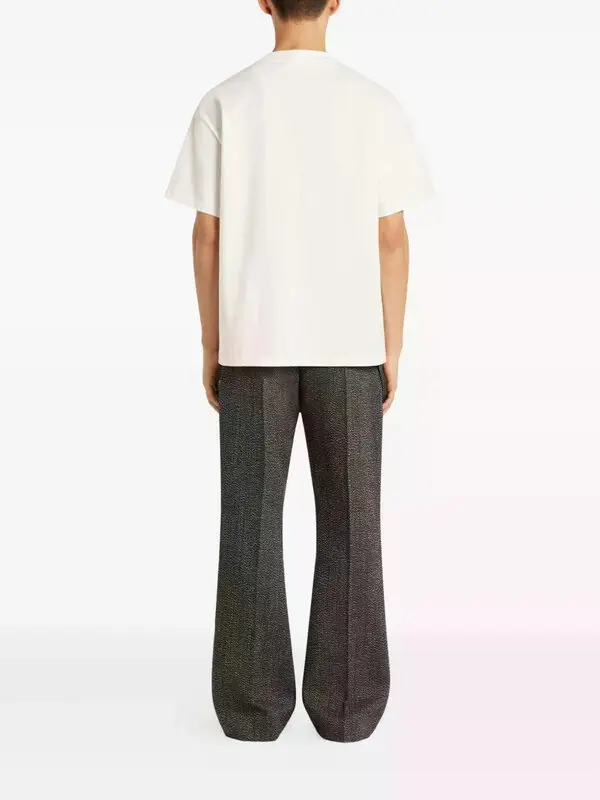 COURREGES Crew-neck T-shirt - White