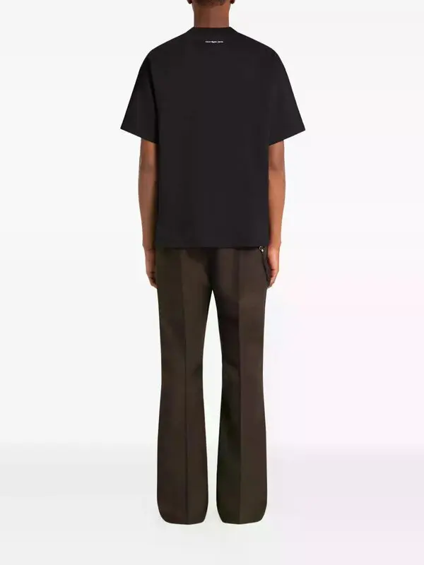 COURREGES Logo-embroidered Short-sleeve T-shirt