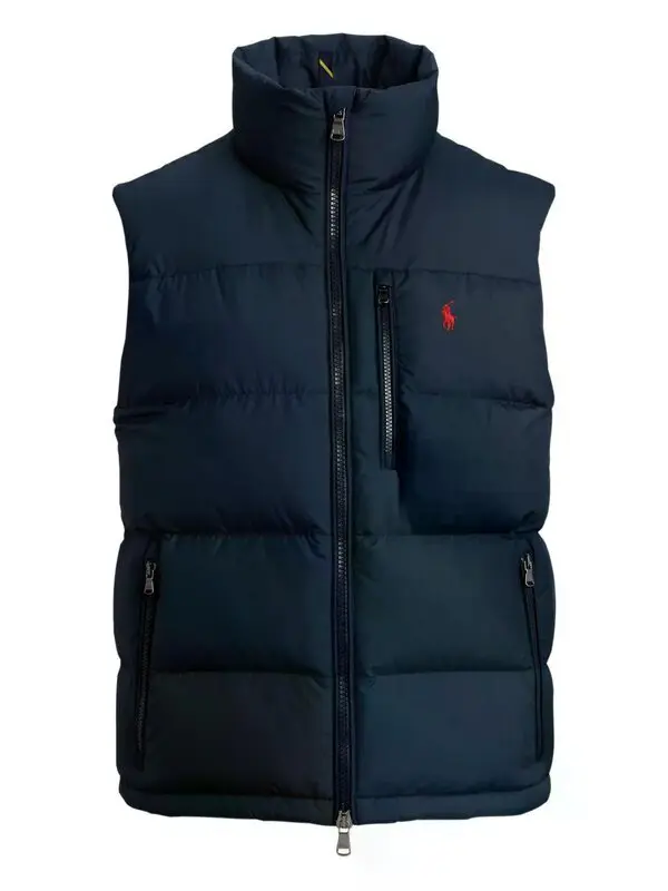 Polo Ralph Lauren The Gorham Padded High-neck Gilet - Blue