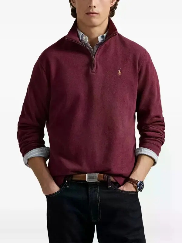 Polo Ralph Lauren Zip Neck Sweater - Red