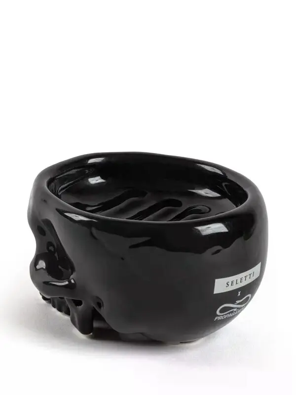 SELETTI Brainwash Soap Holder - Black