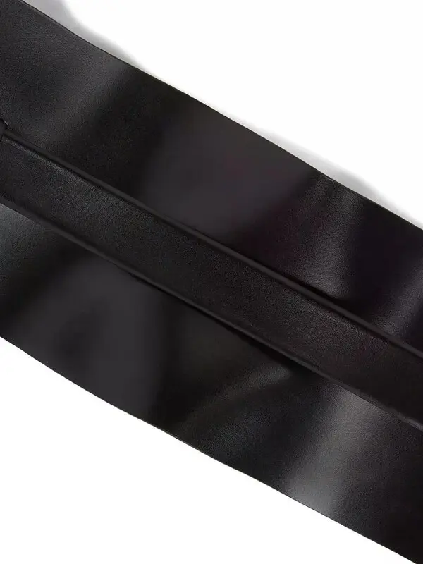 Karl Lagerfeld Wide Leather Belt