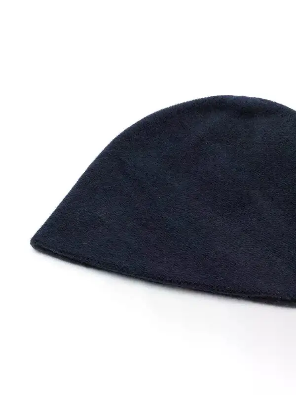 N.peal Cashmere Knitted Beanie - Blue