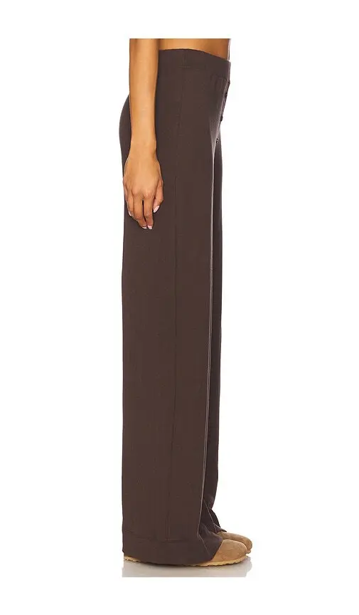 VIR VITA Pointelle Lounge Pant - Chocolate