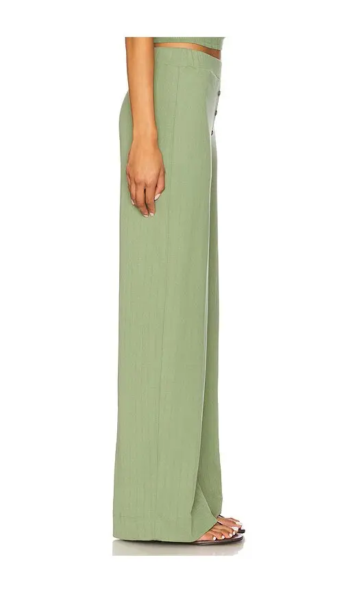 VIR VITA Pointelle Lounge Pant - Sage