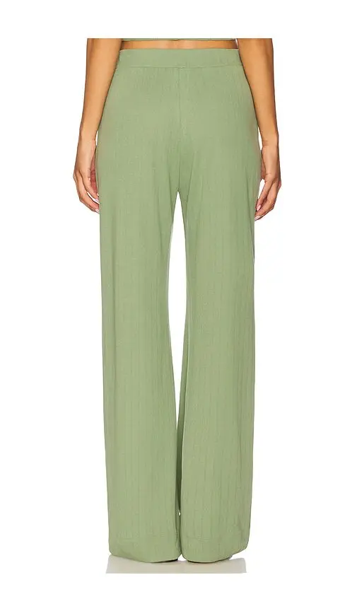 VIR VITA Pointelle Lounge Pant - Sage