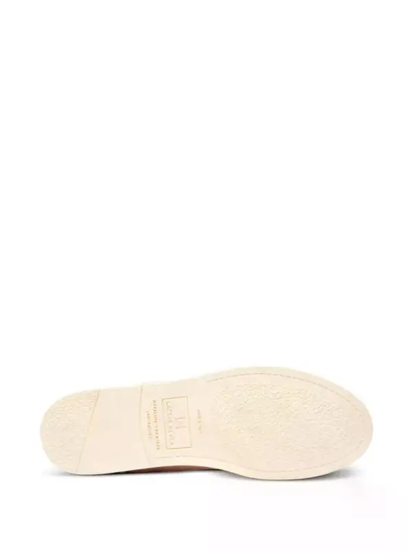 Officine Creative Karma Lace-up Leather Sneakers - Pink