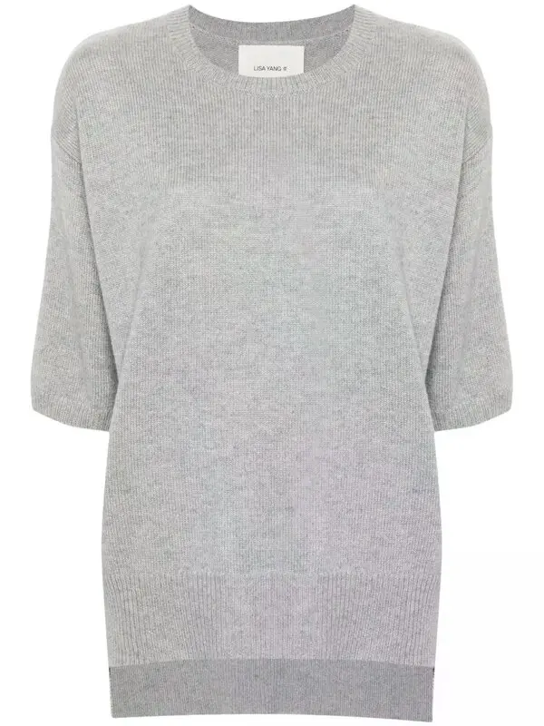 LISA YANG Camille Cashmere Sweater - Grey