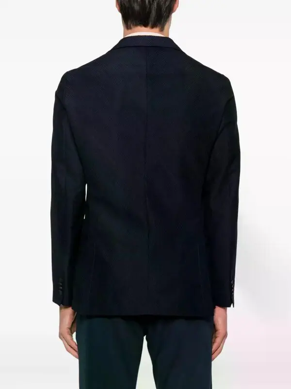 BOSS Double-breasted Jacket - Blue