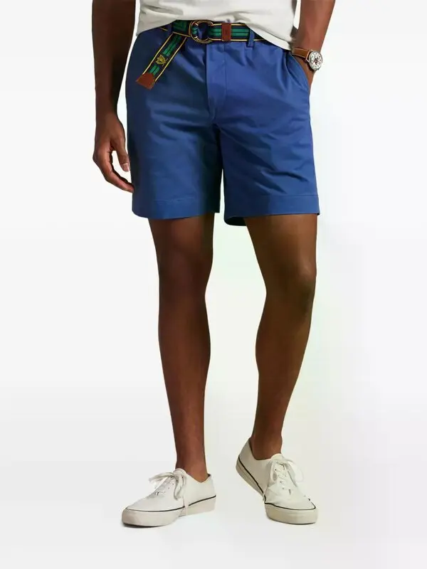 Polo Ralph Lauren Chino Shorts With Pony Detail - Blue