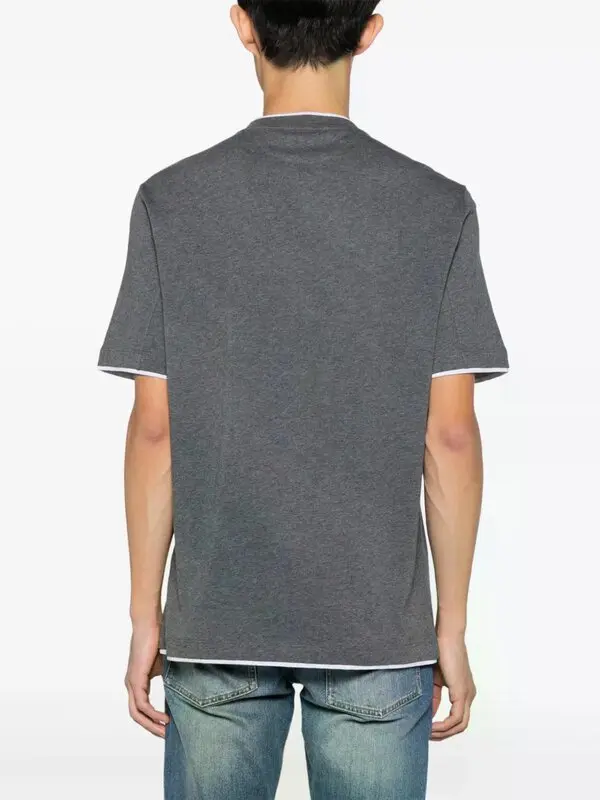 Brunello Cucinelli Layered-effect Cotton T-shirt