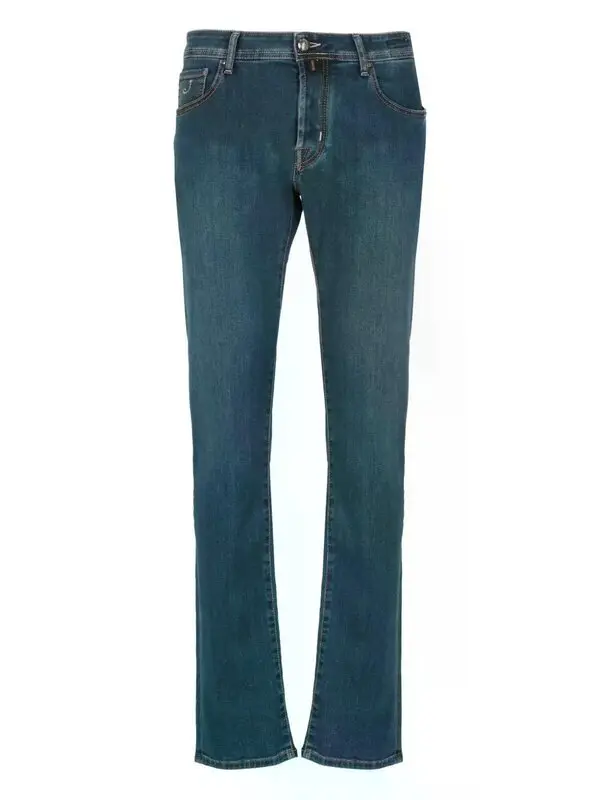 Jacob Cohen Contrast Stitching Jeans - Blue