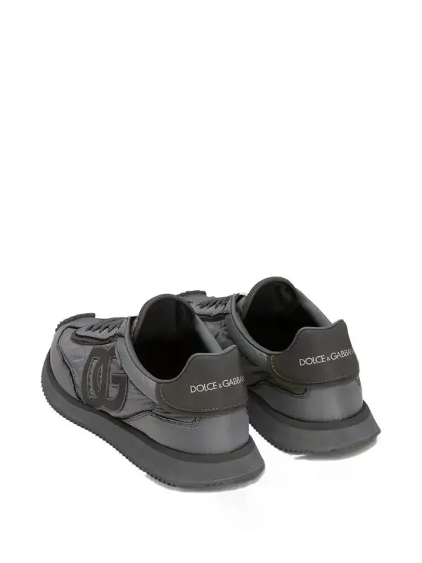 Dolce & Gabbana Panelled Logo Sneakers - Grey