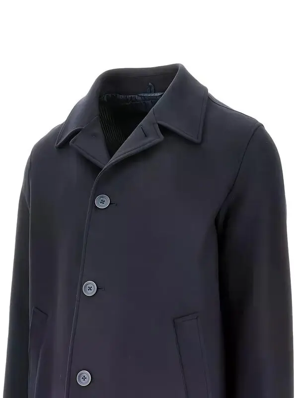 Herno Layered Wool Blend Coat
