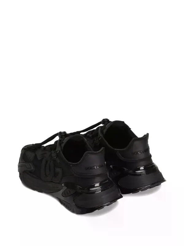 Dolce & Gabbana Panelled Lace-up Sneakers - Black