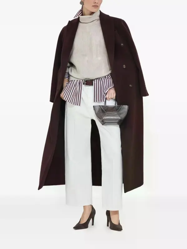 Brunello Cucinelli Double-breasted Peak Lapel Coat