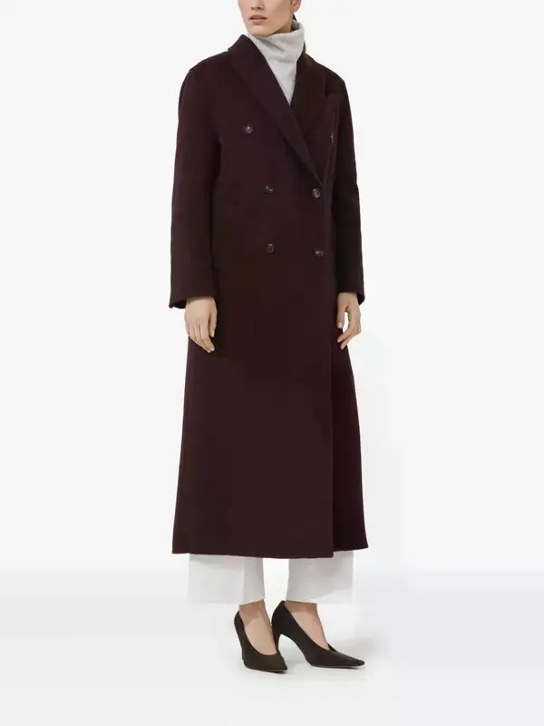 Brunello Cucinelli Double-breasted Peak Lapel Coat