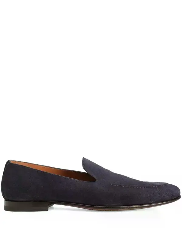 Dolce & Gabbana Suede Slip-on Loafers - Blue
