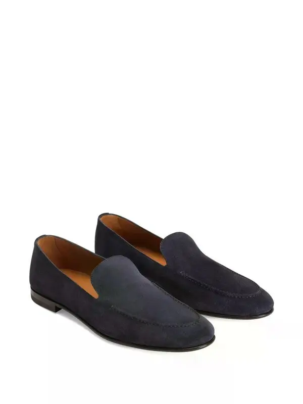 Dolce & Gabbana Suede Slip-on Loafers - Blue