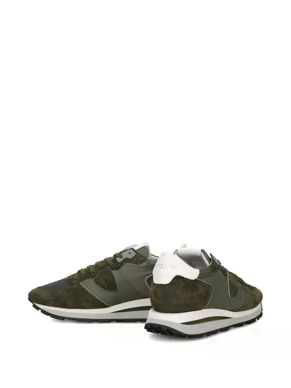 Philippe Model Tropez Haute Suede-panelled Sneakers - Green