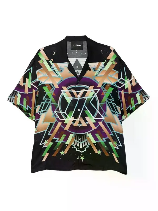 John Richmond Geometric-print Shirt