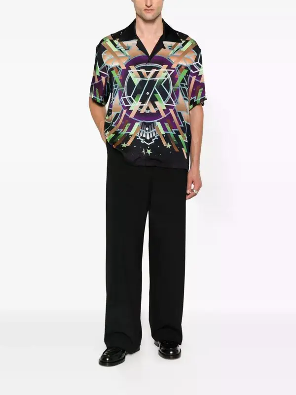 John Richmond Geometric-print Shirt