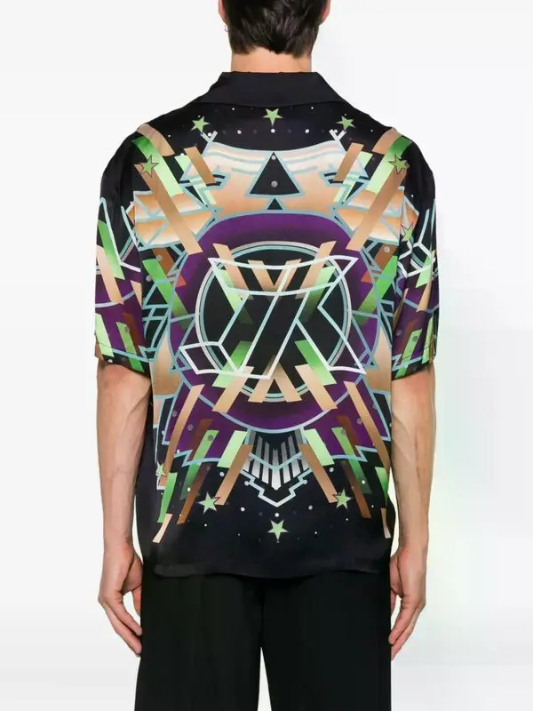 John Richmond Geometric-print Shirt
