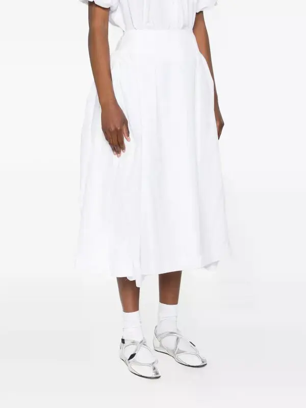 Simone Rocha Bow Hip-detailed Midi Skirt