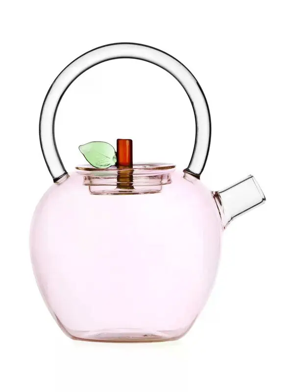 ICHENDORF MILANO Apple Glass Teapot - Pink