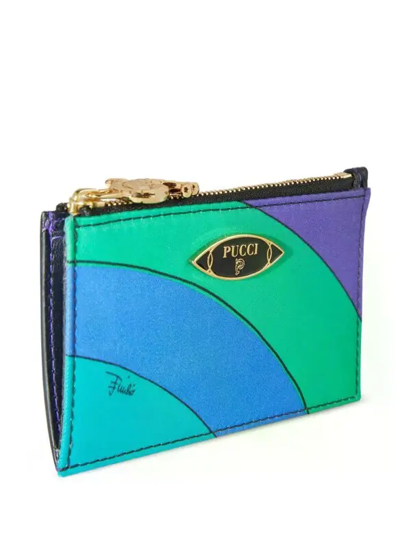 Emilio Pucci Iride-print Cardholder - Green