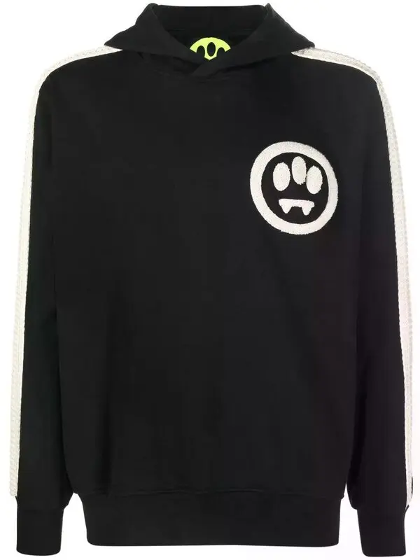 BARROW Motif Print Long-sleeved Hoodie