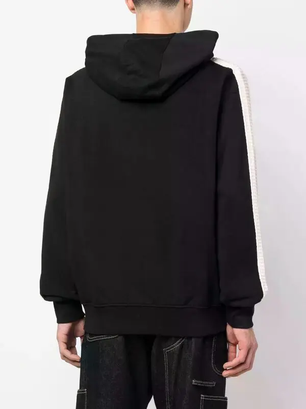 BARROW Motif Print Long-sleeved Hoodie
