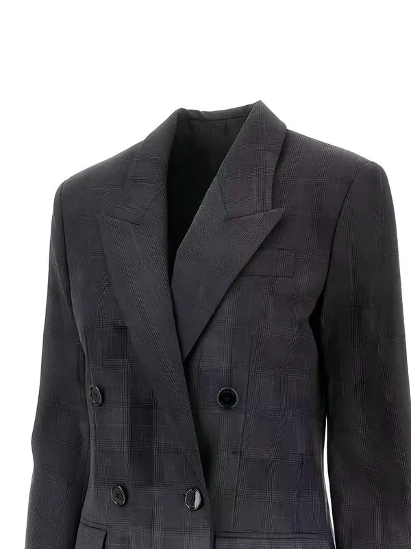 Isabel Marant Étoile Double-breasted Checked Jacket